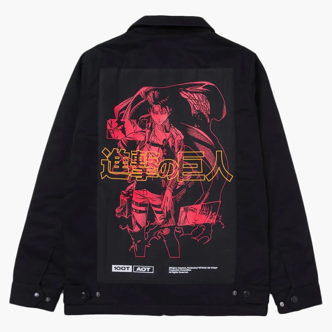 100 Thieves X AOT Levi Jacket Black – bei HYPENEEDZ kaufen