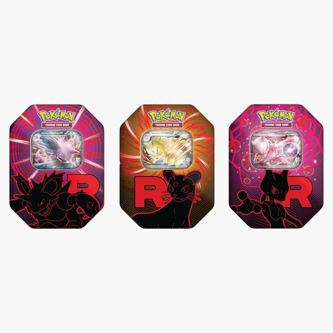 Pokémon Team Rocket Ex Tin Case Set – bei HYPENEEDZ kaufen