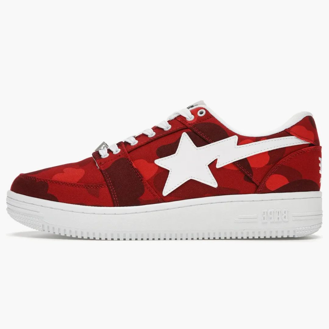 Bape StA Low Camo Red - Buy at Hypeneedz