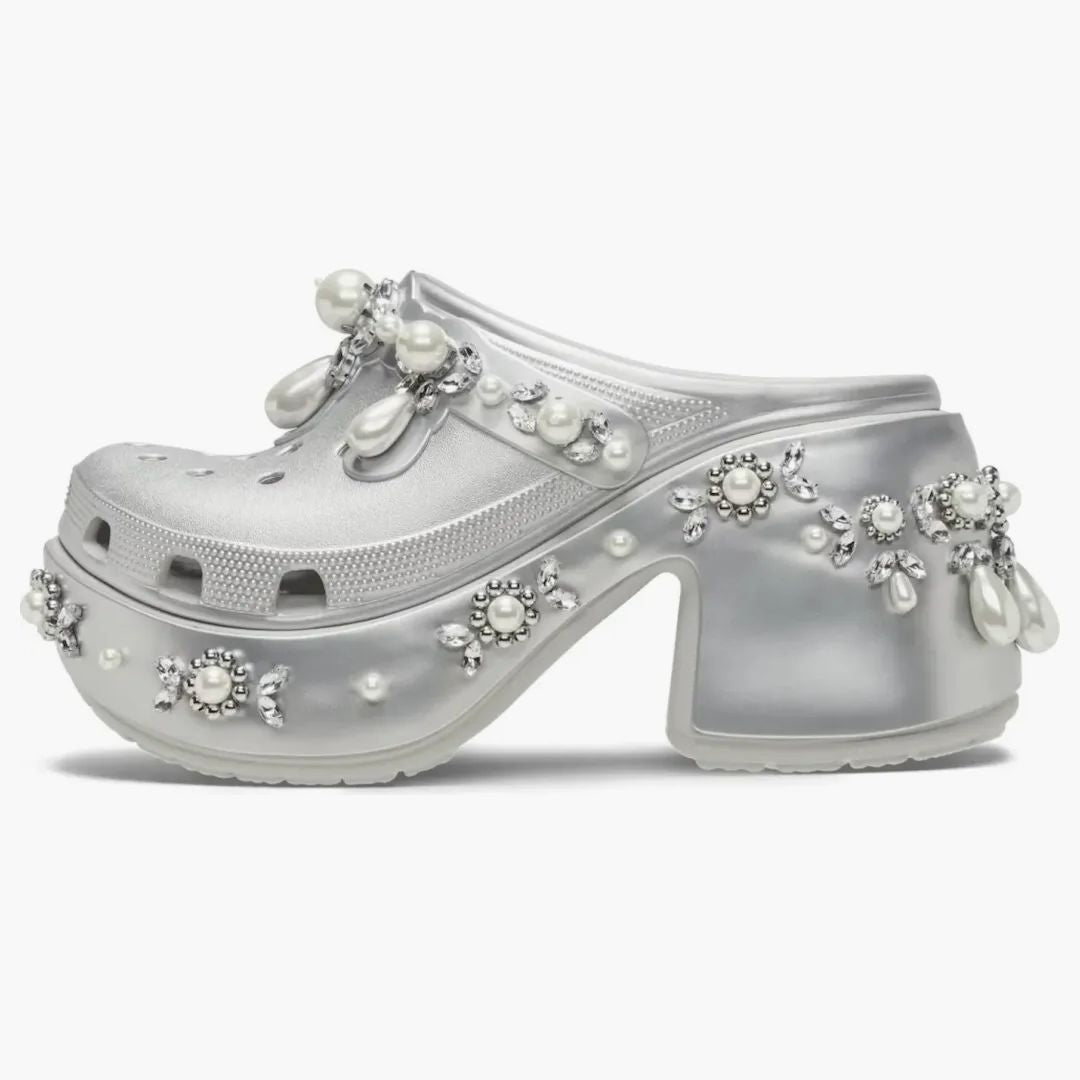 Crocs Siren Clog Simone Rocha Spiked Silver – bei HYPENEEDZ kaufen