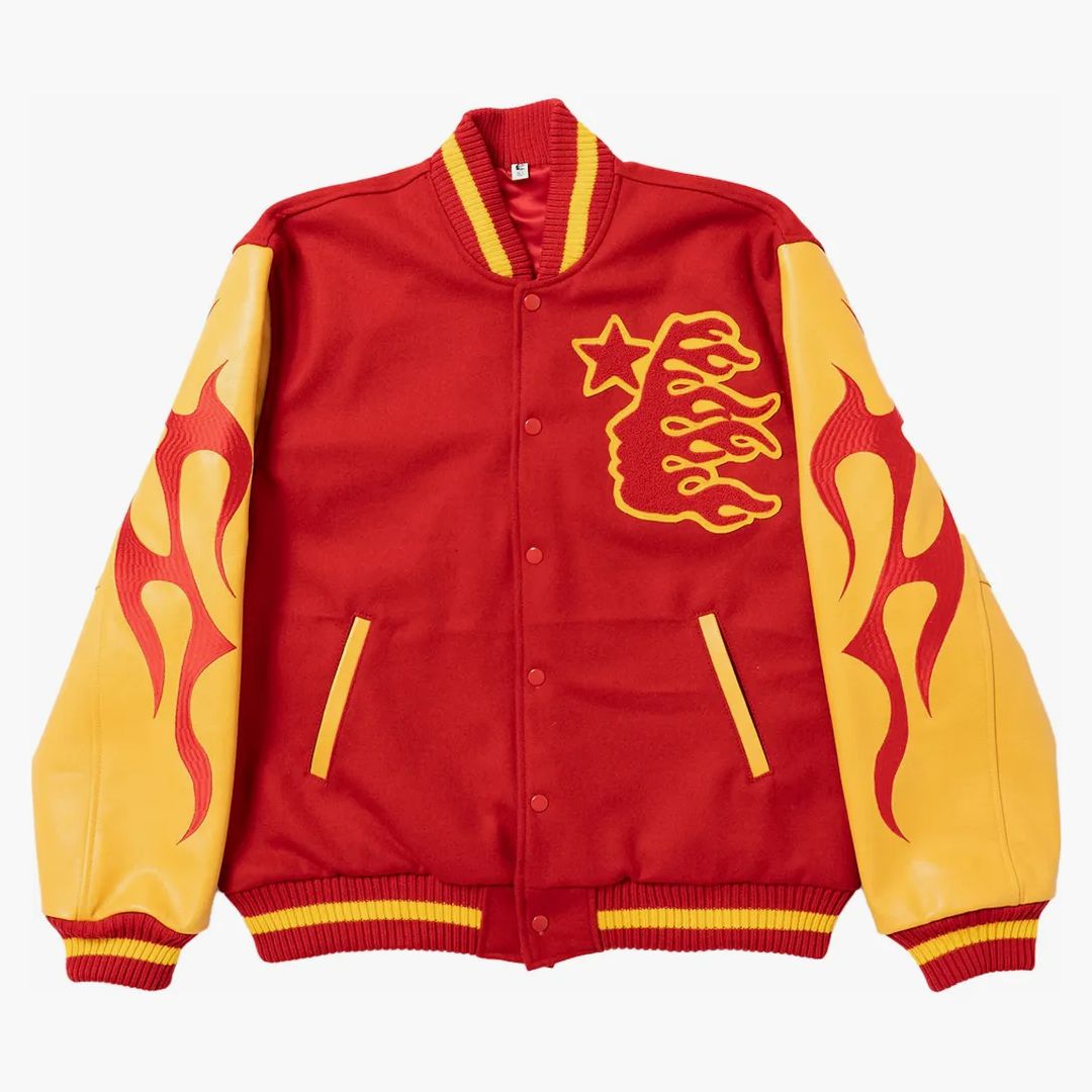 Hellstar Werewolf Jacket Red/Yellow – bei HYPENEEDZ kaufen