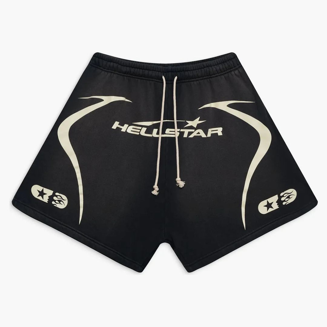 Hellstar Warm Up Shorts Black – bei HYPENEEDZ kaufen