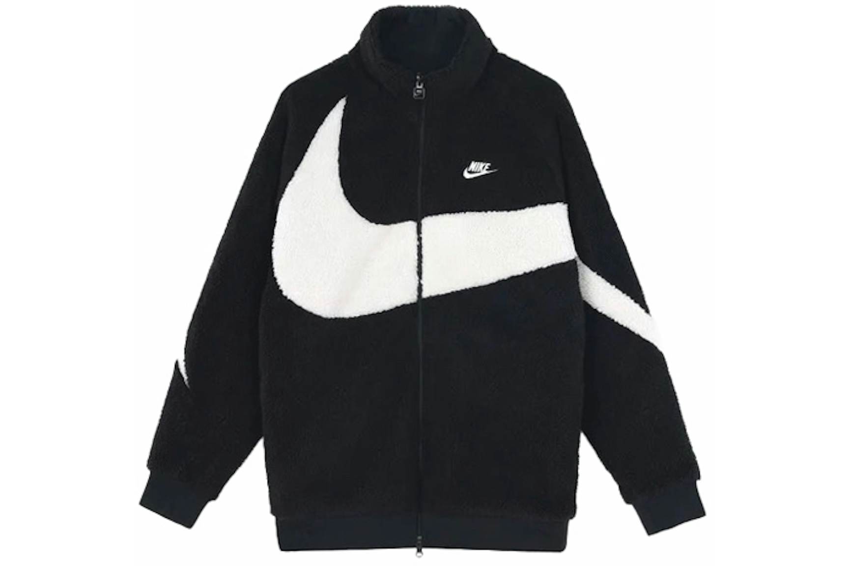 Kaufe die Nike Big Swoosh Reversible Jacket (Asia Sizing) Black | bei ...