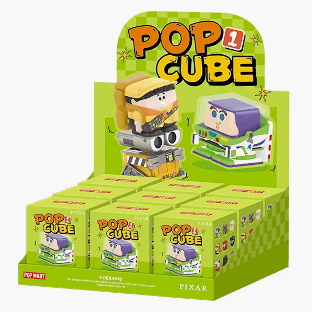 Pop Mart Disney Pixar Pop Cube-1 Series-siffror Försluten fall (9 Blind ...