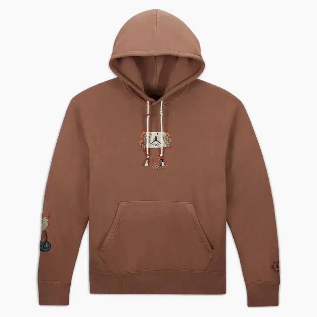 Travis Scott X Jordan Flight Graphic Hoodie (Asia Sizing) Archaeo Brown ...